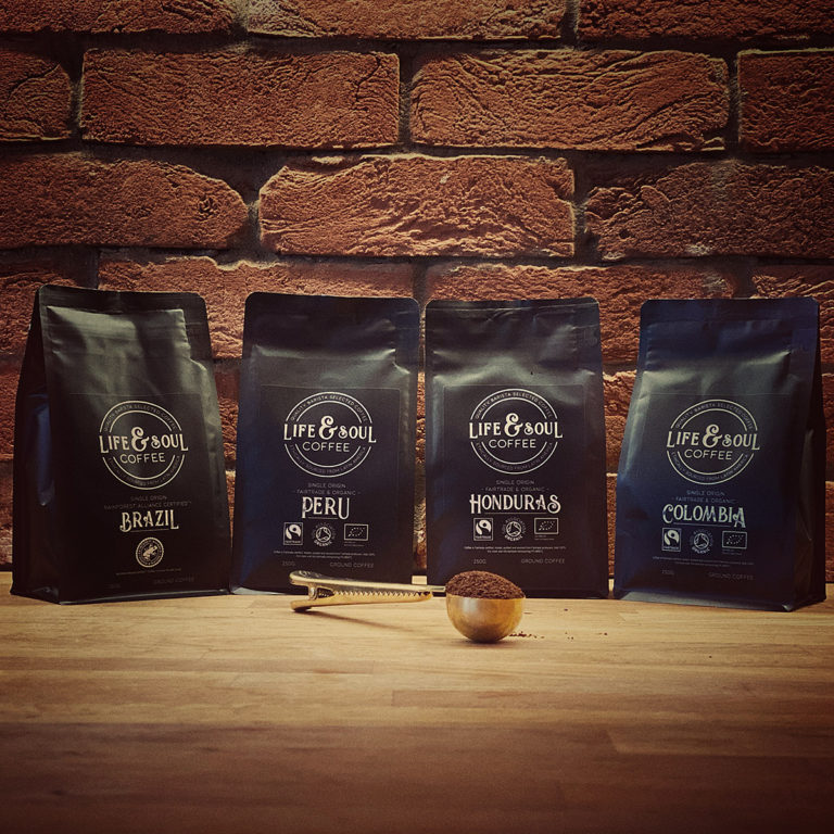 Four Coffee Bag Multi-Pack – Colombian, Peruvian, Honduran & Brazilian ...